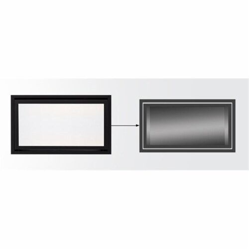 Majestic Cftf 32 Bk 32 In Clean Face Fireplace Trim For Jade