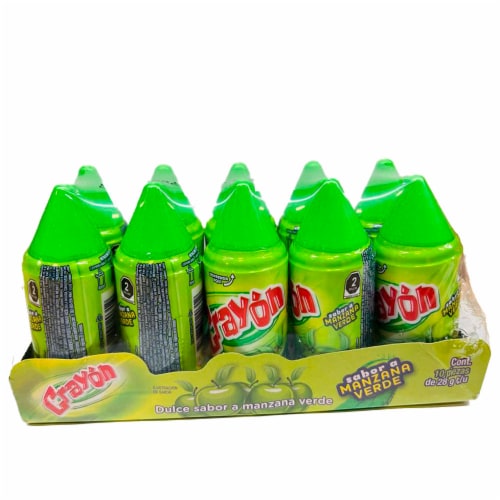 Lorena Crayon Green Apple 10 Pieces 28 G Lorena Crayon Dulce Sabor Manzana Verde Pack Of 1