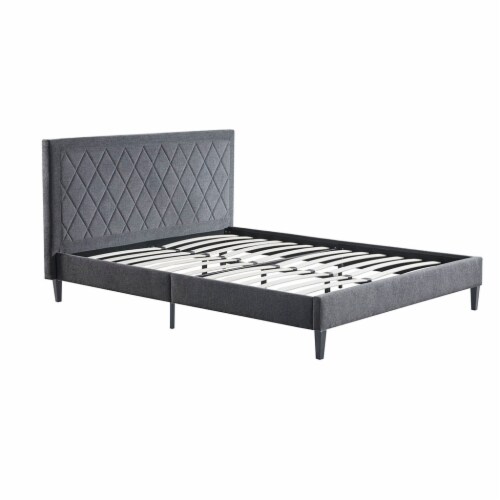 Quilted king bed frame store
