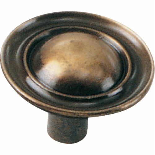 Laurey Classic Traditions Round 1 14 In Dia Antique Brass Cabinet