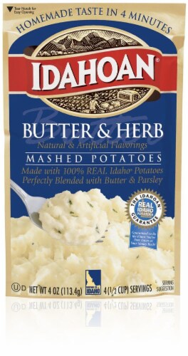 Idahoan Butter And Herb Mashed Potatoes Pack Of 8 8 Pack Harris Teeter