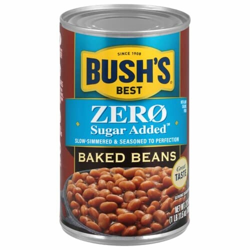 Bush's Best Bush's Baked Beans Zero Sugar Added 27.5 oz (Pack of 24 ... Bush's Best Bush's Baked Beans Zero Sugar Added 27.5 oz (Pack of 24 ...