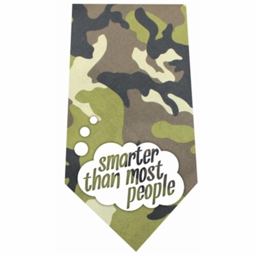 Smarter than Most People Screen Print Bandana, Green Camo, 1 - Fry’s ... Smarter than Most People Screen Print Bandana, Green Camo, 1 - Fry’s ...