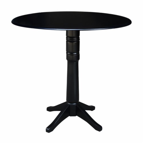 International Concepts K46 42DPT 27B 6B 2 42 in. Round Dual Drop Leaf Pedestal Table 42.3 in 1 Kroger