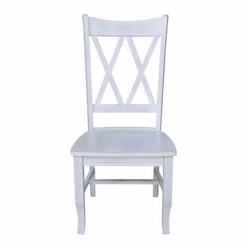 Double Xx Solid Wood Chairs In Antique Chalk Set Of 2 1 Frys Food