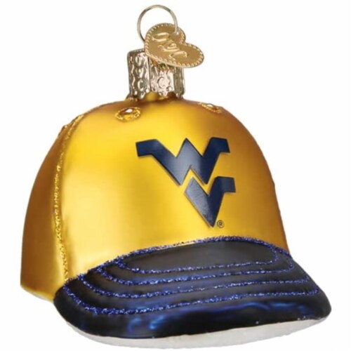 Old World Christmas Glass Blown Tree Ornament, West Virginia Baseball ... Old World Christmas Glass Blown Tree Ornament, West Virginia Baseball ...