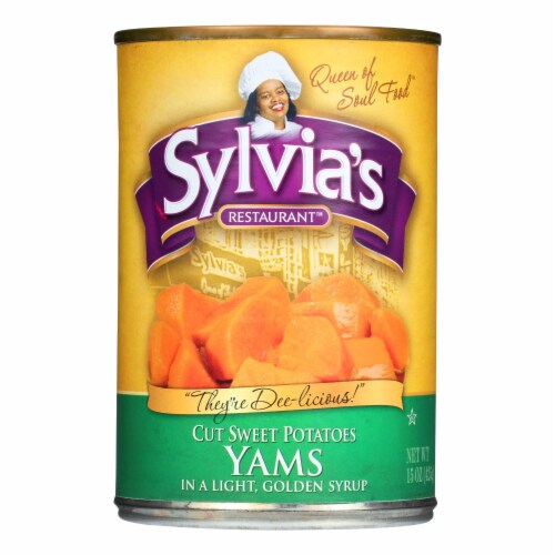 Sylvias Cut Sweet Potatoes Yams 15 Oz Case Of 12 15 Oz Each