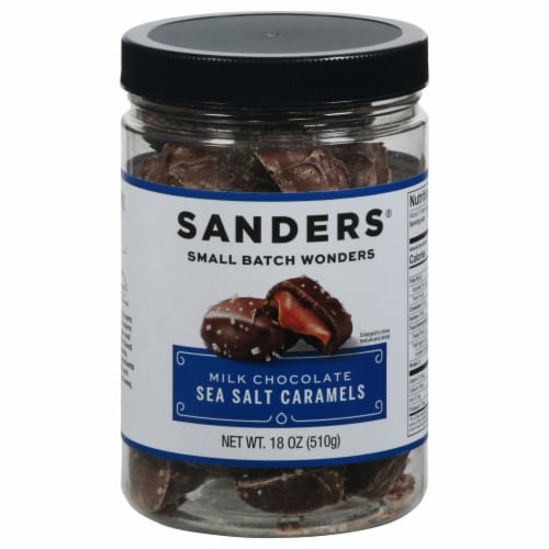 Sanders Caramels Milk Chocolate Sea Salt, 6 pk / 18 oz - Kroger Sanders Caramels Milk Chocolate Sea Salt, 6 pk / 18 oz - Kroger