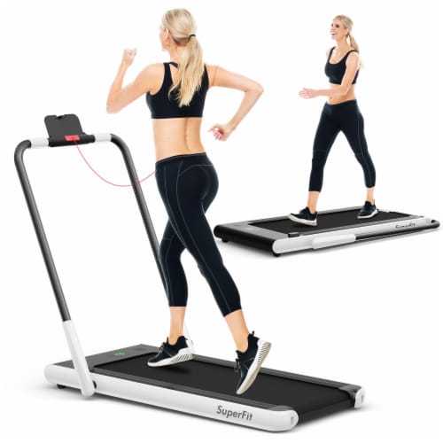 SuperFit 2.25HP 2-in-1 Folding Under Desk Treadmill W/ Remote Control ... SuperFit 2.25HP 2-in-1 Folding Under Desk Treadmill W/ Remote Control ...