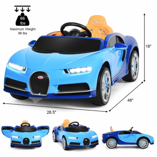 Bugatti 12v ride on car store