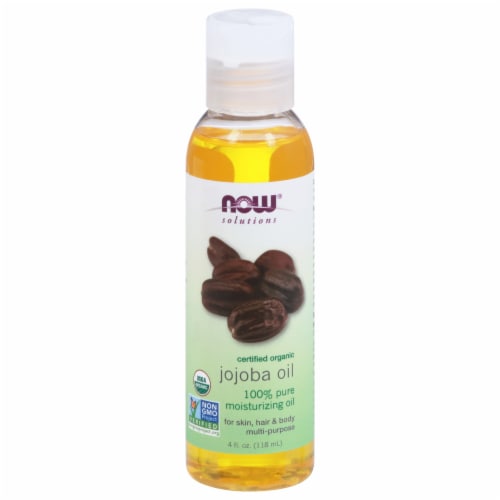 Now® Certified Organic Jojoba Moisterizing Oil 4 Fl Oz Foods Co