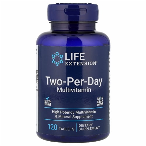 Life Extension Two-Per-Day Multivitamin - 120 Tablets, 120 Count - King ...