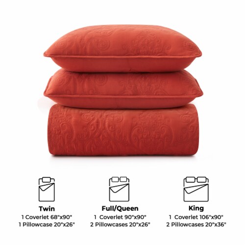 Home Quilt Set Lightweight Bedspread Soft Reversible Coverlet For All Season King Size King