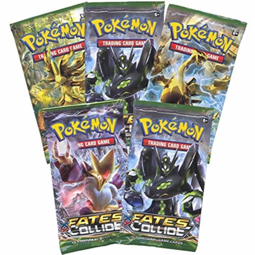 Pokemon Cards Xy Fates Collide Booster Packs 5 Pack Lot 1 Each Kroger