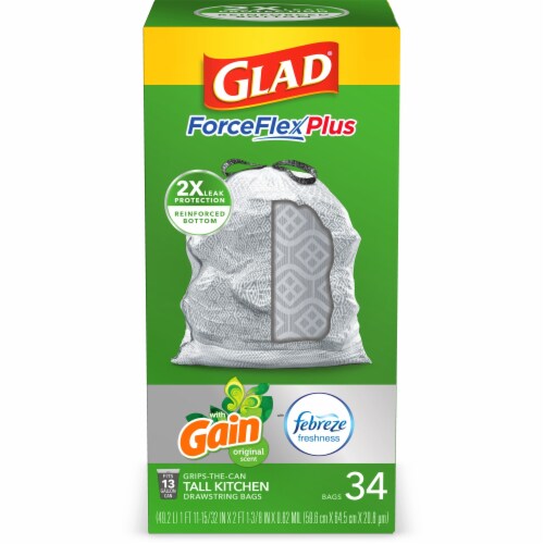 Glad kitchen trash bags store