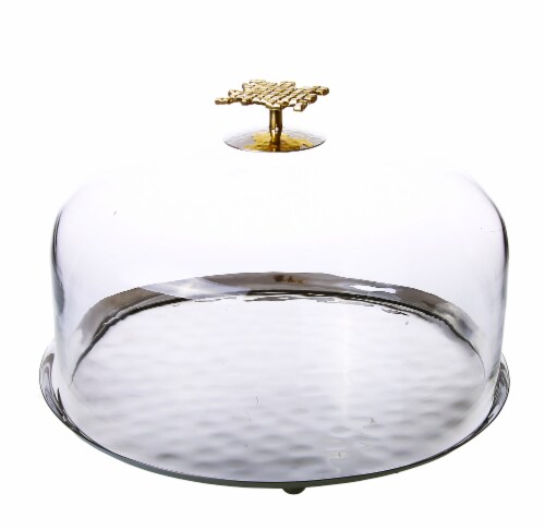Glass Cake Dome With Mosaic Handle 1175d X 85h Kroger