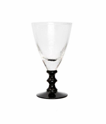 Set Of 6 Black Stemmed Water Glasses 3 75d X 6 75h Kroger