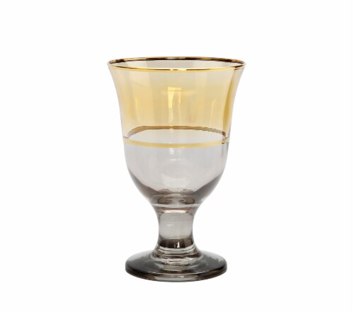 Set Of 6 Short Stem Glasses Ambergold 35d X 55h City Market