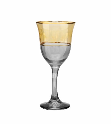 Set Of 6 Water Glasses Ambergold 35d X 775h Kroger