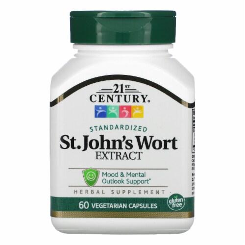 21st Century St Johns Wort Extract 60 Vegetarian Capsules 60 Count