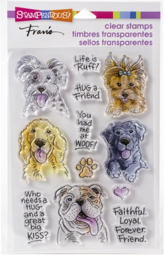 Stampendous Perfectly Clear Stamps-Dog Kisses, 1 - Kroger Stampendous Perfectly Clear Stamps-Dog Kisses, 1 - Kroger
