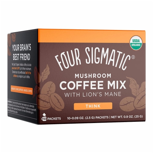 Four Sigmatic - Mushroom Coffee - Lion's Mane and Chaga - 10 Count, 1 ... Four Sigmatic - Mushroom Coffee - Lion's Mane and Chaga - 10 Count, 1 ...
