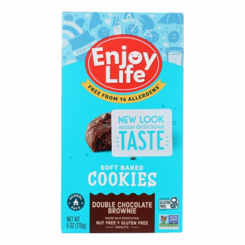 Enjoy Life Cookie Soft Baked Double Chocolate Brownie Gluten