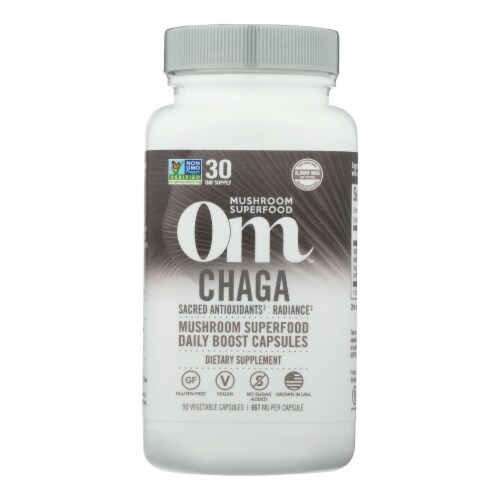Om Organic Mushroom Nutrition - Mush Sprfd Chaga - 1 each - 90 ct, 1 ... Om Organic Mushroom Nutrition - Mush Sprfd Chaga - 1 each - 90 ct, 1 ...