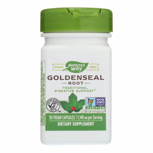 Nature's Way - Goldenseal Root - 50 Capsules, 1 Pack/50 Capsules - Kroger Nature's Way - Goldenseal Root - 50 Capsules, 1 Pack/50 Capsules - Kroger