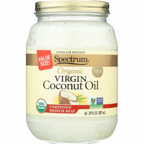 SPECTRUM NATURALS: Organic Virgin Coconut Oil Unrefined, 29 oz, 1 Pack ... SPECTRUM NATURALS: Organic Virgin Coconut Oil Unrefined, 29 oz, 1 Pack ...