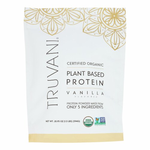 Truvani Protein Powder Vanilla 1 Each 20 95 Oz 1 Pack 20 95 Ounce
