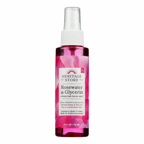 Heritage Products Rosewater And Glycerin Spray 4 Fl Oz 1 Kroger