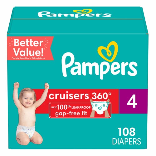 Cruisers 360 Fit Diapers Active Comfort 108 Diapers Smiths Food