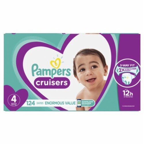 Cruisers Active Fit Taped Diapers 124 Diapers Smiths Food And Drug