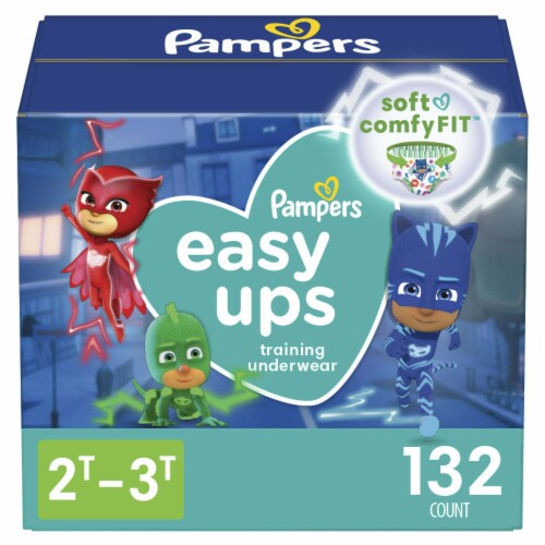 Pampers Easy Ups Boys PJ Masks Training Underwear 2T 3T 132 Diapers Pay Less Super Markets