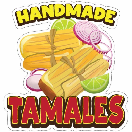 Signmission 16 In Handmade Tamales Decal Concession Stand Food Truck