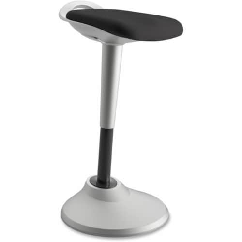 Silver Base Perch Chair Black Silver 1 Smith s Food and Drug