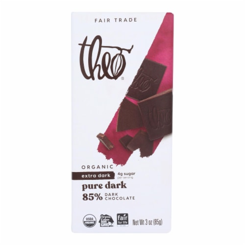Chocolate Bar Classic Dark Chocolate 85 Percent Cacao Pure 3