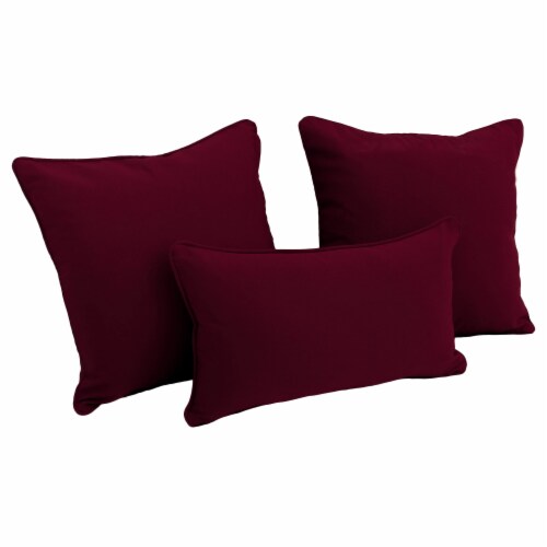 Burgundy throw pillow store