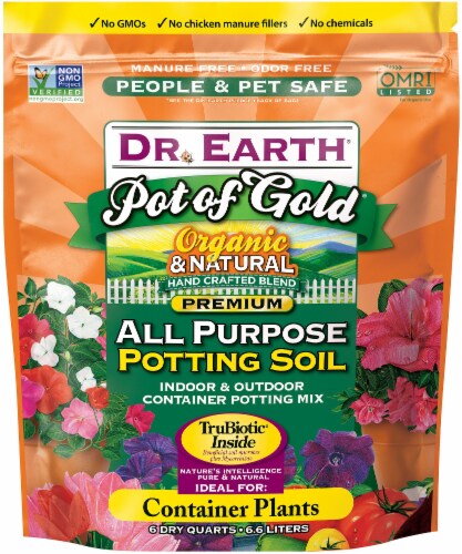 Dr. Earth® Pot of Gold® Organic All Purpose Potting Soil, 6.6 L ... Dr. Earth® Pot of Gold® Organic All Purpose Potting Soil, 6.6 L ...