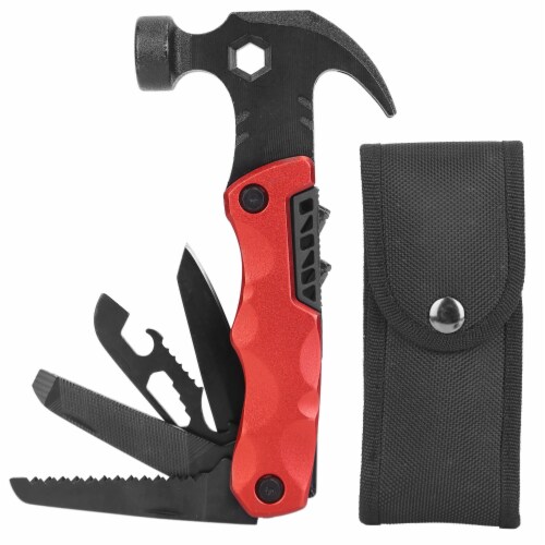 Red 13 In 1 Multi tool Hammer for Outdoor Camping Survival 1 Set Fry s Food Stores