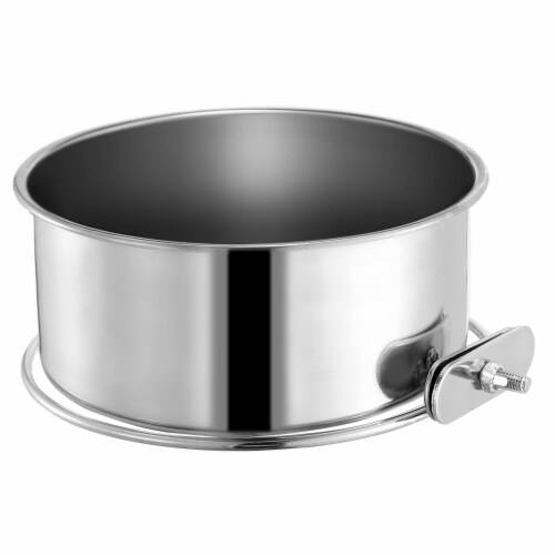 Detachable Hanging Dog Water Bowl With Clamp Edge Holder 1 Set Foods Co