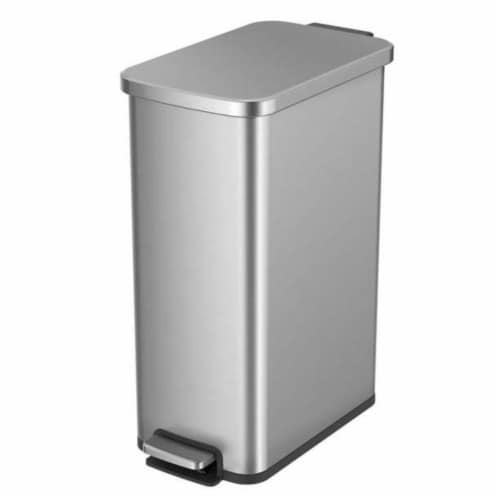 Better Homes & Gardens Slim Trash Can, Stainless Steel Kitchen Step ... Better Homes & Gardens Slim Trash Can, Stainless Steel Kitchen Step ...