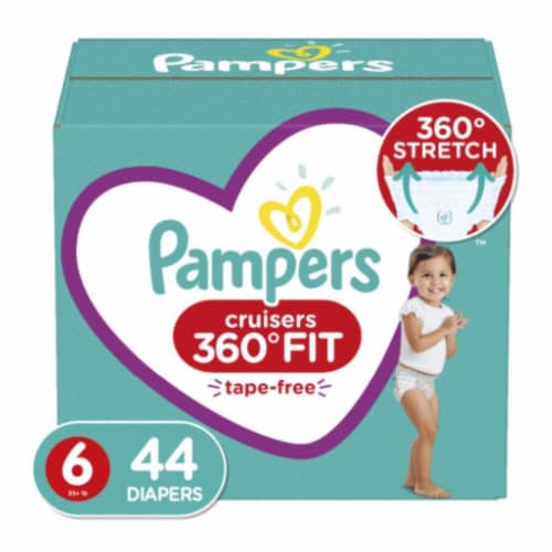 Pampers Cruisers 360 Fit Diapers Active Comfort 44 Diapers Kroger