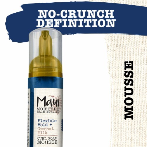 Maui Moisture flexible Hold + Coconut Milk Curl Foam Mousse, Curly Hair ... Maui Moisture flexible Hold + Coconut Milk Curl Foam Mousse, Curly Hair ...