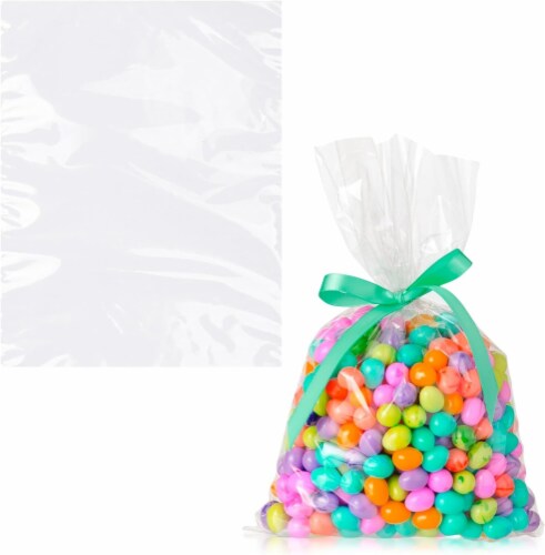 APQ Supply Clear Treat Bags Plastic 2 Mil Polyethylene Waterproof Goodie Bags 1000 Pieces Kroger
