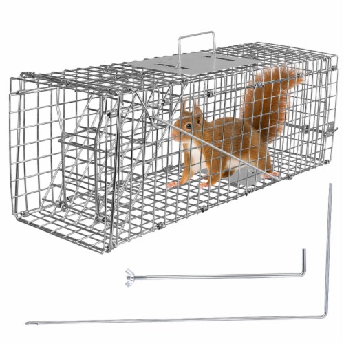 Edge Collections Live Animal Trap Cage Collapsible Galvanized Wire 1 Ct Kroger