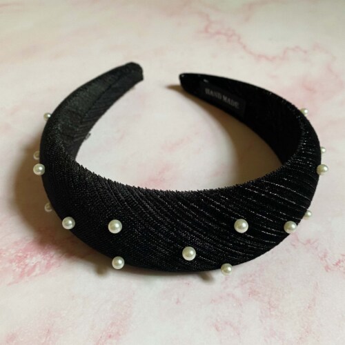 Ellisonyoung Silky Velvet Pearl Headband 1 Ct Harris Teeter