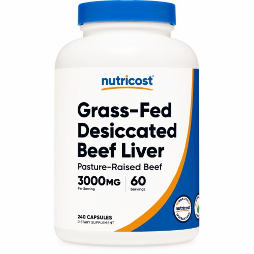 Grass Fed Beef Liver Supplement Power Of Pasture Raised Liver 240 Ct Ralphs