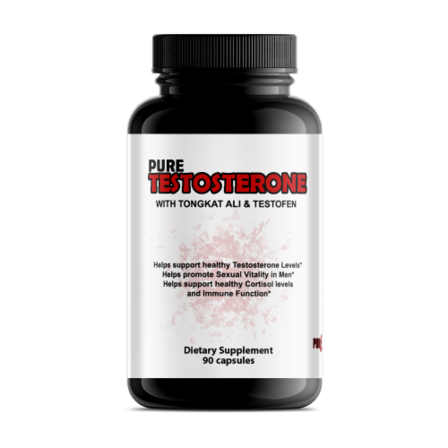 Pure Testosterone Supplement With Tongkat Ali And Testofen Boost Testosterone Naturally 1 Ct